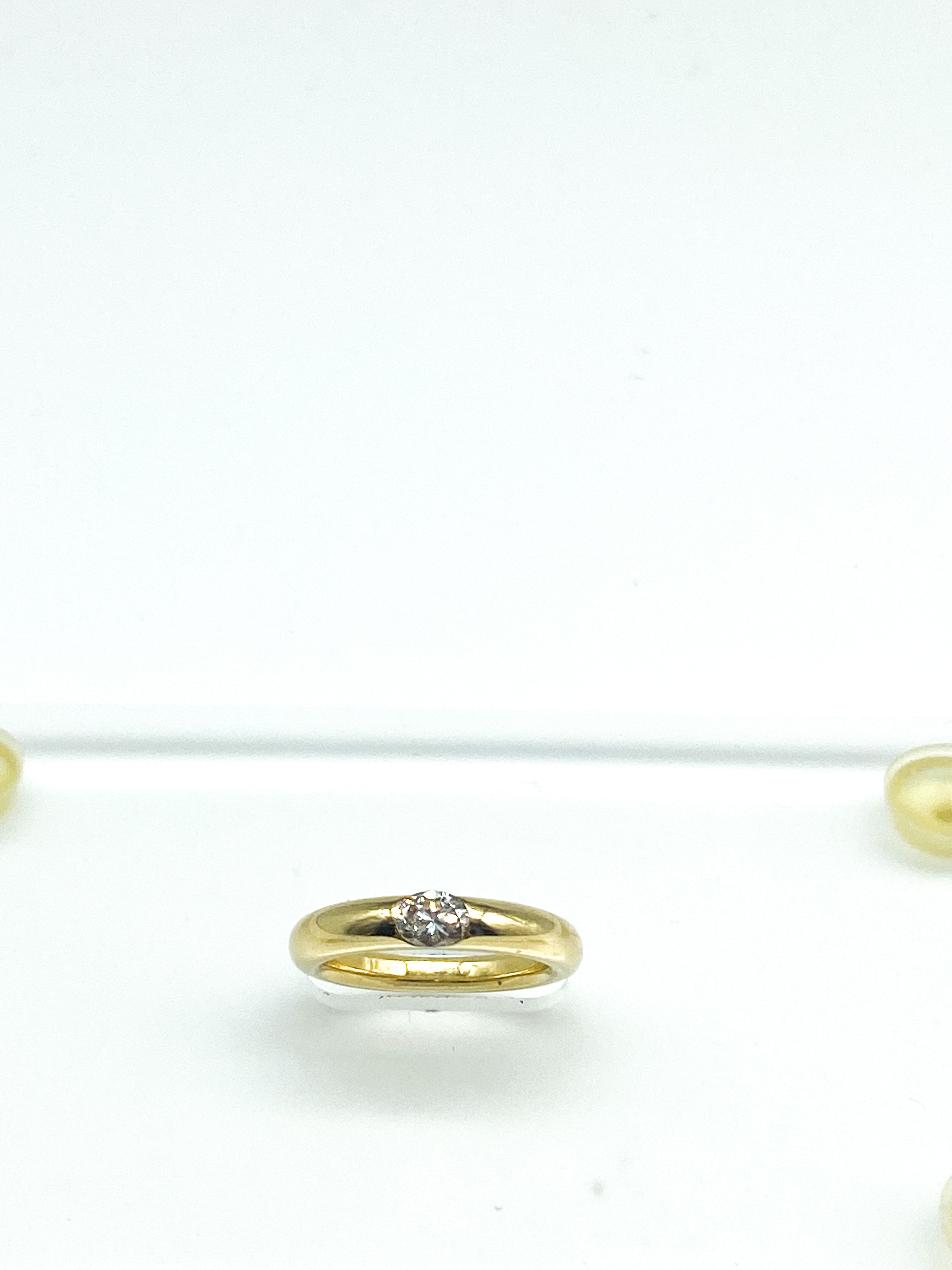 .40 Point Oval Cut Diamond Ring